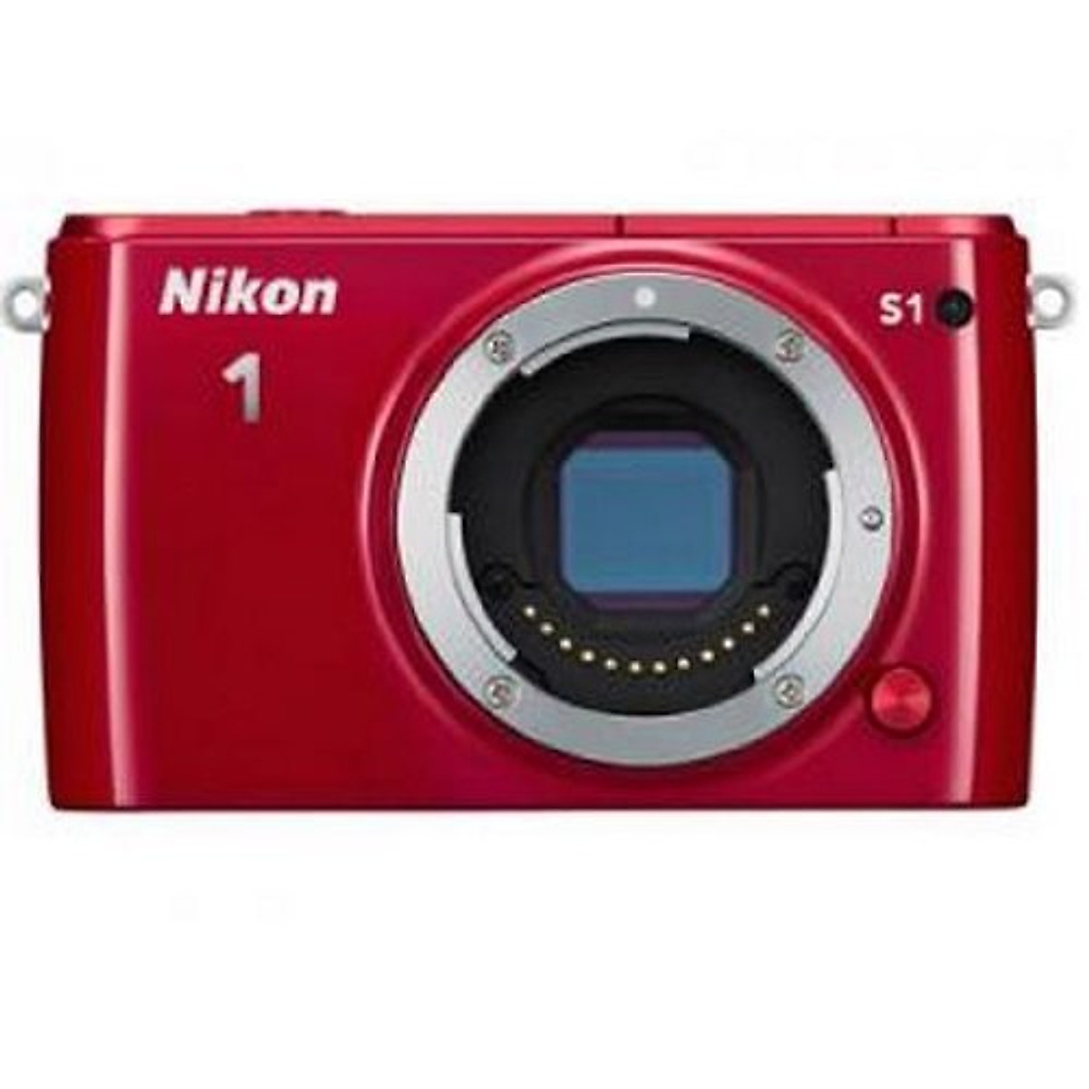 Nikon 1 S1 10.1 MP HD Digital Camera (Red) Body only (Renewed)