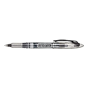 Liquid Flair Porous Point Stick Pen, Black Ink, Medium, Dozen