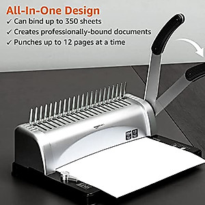Amazon Basics Comb Binding Machine
