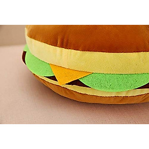 Bettli Lovely Plush Stuffed Huge Hamburger Throw Pillow