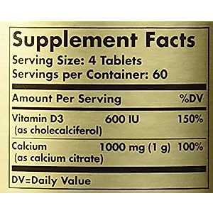 Solgar - Calcium Citrate With Vitamin D