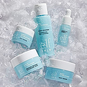 e.l.f.SKIN Hydrated Ever After Skincare Mini Kit, Cleanser, Makeup Remover, Moisturizer & Eye Cream For Hydrating Skin, TSA-friendly Sizes