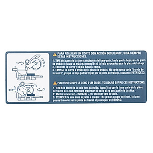 Bosch Parts 2610916812 Information Sticker