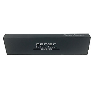 Parker SRB Straight Edge Disposable Blade Professional Barber Straight Edge Razor with Stainless Steel Blade Arm, 5 Parker Premium Professional Blades Included