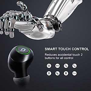 Bluetooth Headphones Wireless Earbuds with Wireless Charging Case IPX7 Waterproof Stereo Headphones in Ear Headset Premium Sound