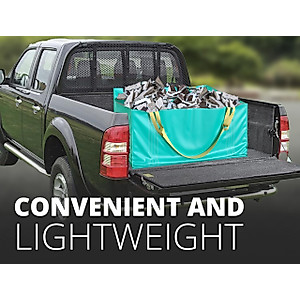 Skywin Dumpster Bag, Reusable Yard Waste Bags, Foldable Yard Waste Container, Trash Bag for Trash Management, Multiple Times Use During Renovations, Can Hold Up to 2,500 lbs