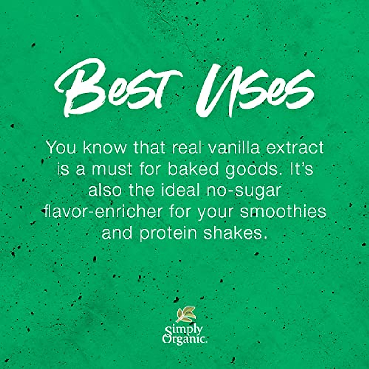 Simply Organic Pure Madagascar Vanilla Extract, 4-Ounce Glass Jar, Certified Organic, Sugar-Free Flavor For Smoothies