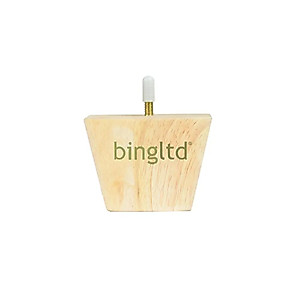 BingLTD - 4" Unfinished Square Tapered Hardwood Sofa Legs - Set of 4 (ST1004-UNF)