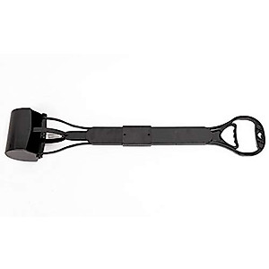 Mr. Peanut's 32" Tall Profile Pooper Scooper, Heavy Duty ABS Frame & Bin, Durable Double Spring Clamp, Lightweight Design, Simple One Step Assembly