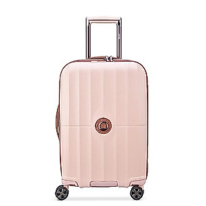 DELSEY Paris St. Tropez Hardside Expandable Luggage with Spinner Wheels, Pink, Carry-on 21 Inch
