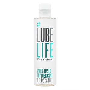 Lube Life Water-Based Toy Lubricant, Toy-Safe lube for Men, Women and Couples, Non-Staining, 8 Fl Oz