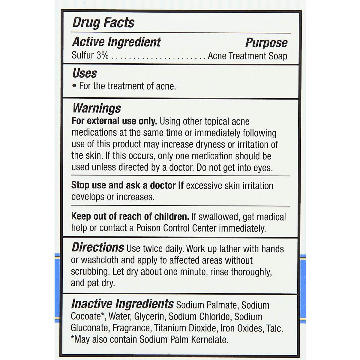 Grandpa's SOAP,THYLOX Acne TRTMNT, 3.25 OZ, 6 Pack