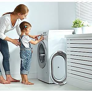 Vremi Collapsible Plastic Laundry Basket (grey)