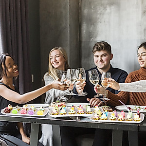 4 Pack White Cracker Tray 15x6inch Large Appetizer Serving Tray Plastic White Trays for Dessert Table Rectangular Long Food Trays for Food Appetizers Desserts