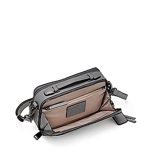TUMI Voyageur Mari Crossbody - Luxe Leather Crossbody Purse - Phone Crossbody Bag - Pearl Grey