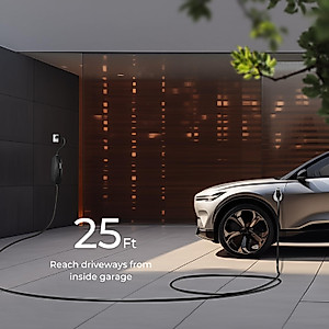 BougeRV Portable EV Charger Cable (16A, 25FT) EVSE Electric Vehicle Charging Station (NEMA6-20 with Adapter for NEMA5-15)