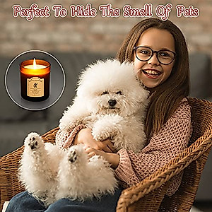 Vanilla Scented Candles for Home, All Natural Soy Wax Candles with Essential Oils, Highly Scented Beeswax Candles, Aromatherapy Candles for Sleep Aid, 9.2oz, Clean Burning(Vanilla, Coconut)