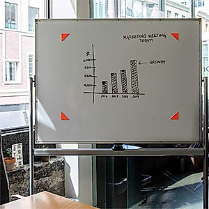 Rocketbook Beacons - Digitize Your Whiteboard - Reusable Stickers To Upload Your Whiteboard Notes To The Cloud with Carrying Case (1 Pack), BEA-A4-K