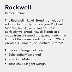 Rockwell Stand - Matte Stainless Steel