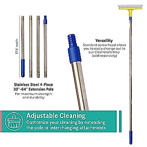 CHOMP Grout Cleaner And Brightener, Powerful Tile Floors Cleaning, For Showers, Bathrooms And Kitchens, Includes Easy Scrubber Grout Cleaner Brush To Refresh Grout, Remove Stains 2 Bottles x 32 Ounces