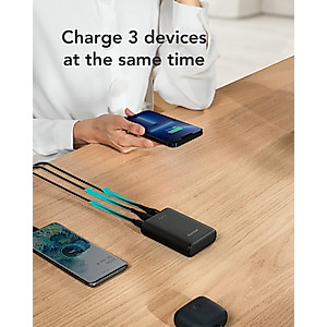 Charmast Portable Charger, Small 10000 Quick Charge Battery Pack, USB C Power Bank Fast Charging Mini Portable Battery Charger for iPhone, Samsung, More Phones