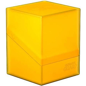 Ultimate Guard Boulder 100+, Deck Case for 100 Double-Sleeved TCG Cards, Poppy, Secure & Durable Storage for Trading Card Games, Soft-Touch Finish