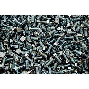 (200) Hex Head 3/8-16 x 3/4" Grade 5 Bolts Zinc Plated Cap Screws