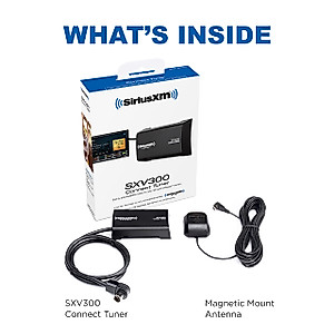 SiriusXM SXV300v1 Connect Vehicle Tuner Kit for Satellite Radio with Free 3 Months Satellite and Streaming Service (Renewed)