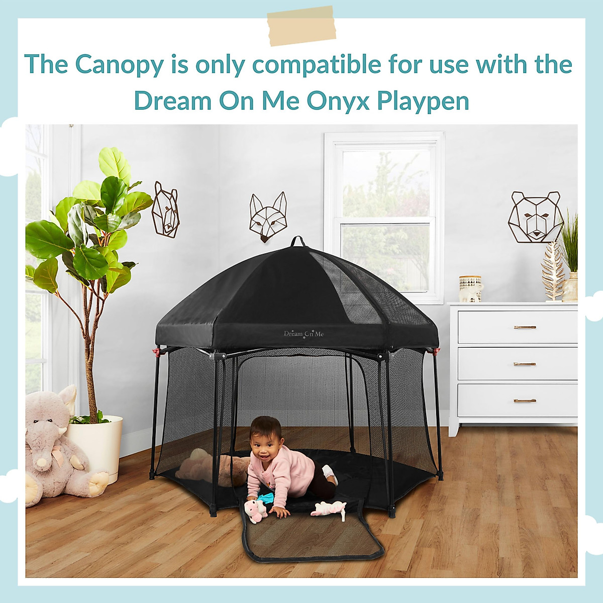 Dream On Me Onyx Canopy