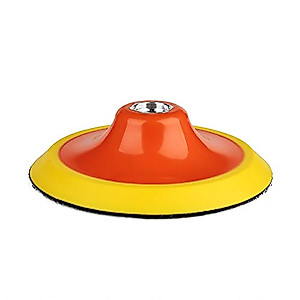 VALIANTOIN 2Pcs 4.5 Inch Hook and Loop Backing Pad Sanding Pads, 5/8"-11 Thread Polishing Buffing Pads