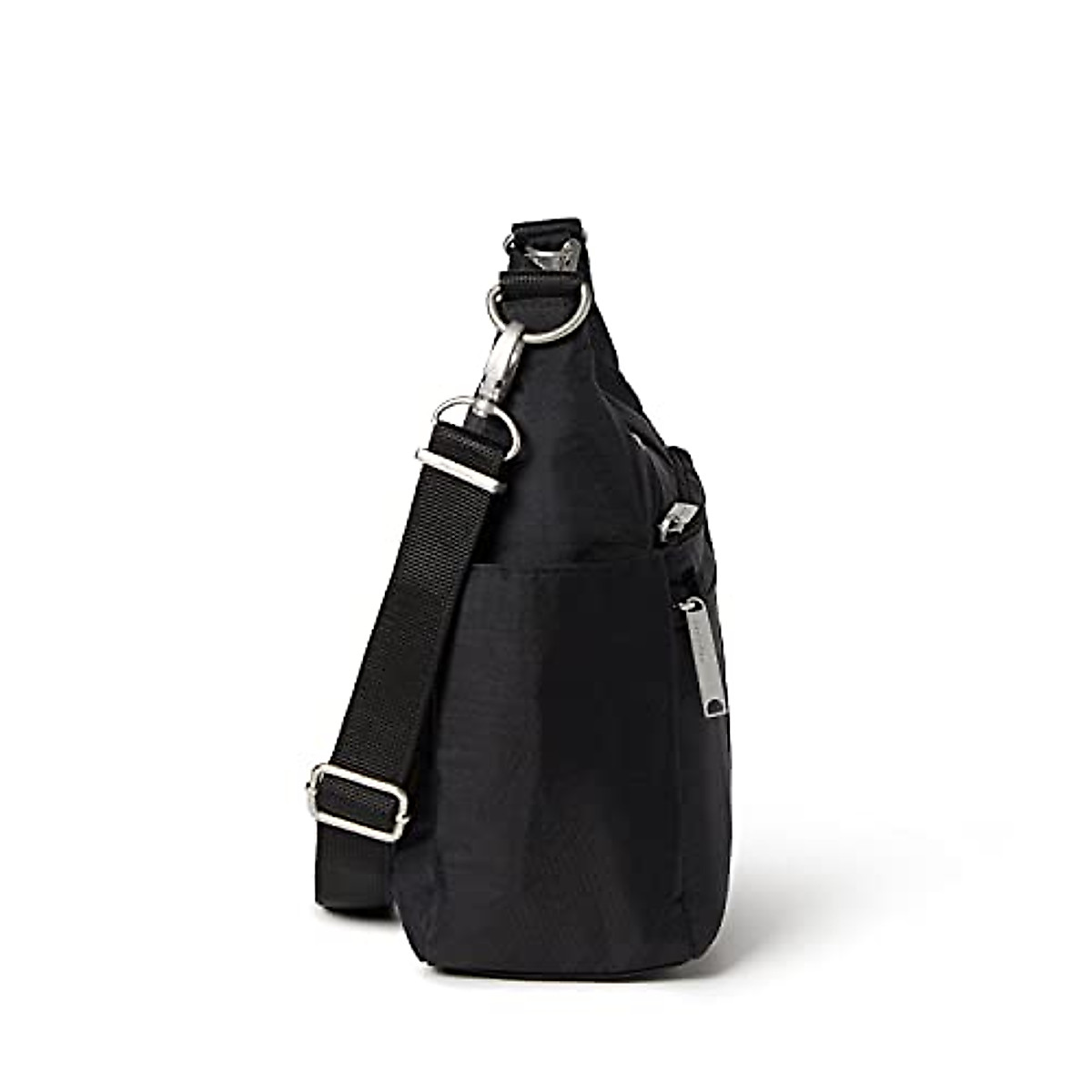 Baggallini Securtex® Anti-theft Free Time Crossbody Bag Cross Body, Black, One Size US