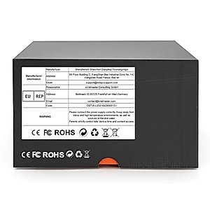BASOARO Industrial Mini Computer, Fanless Industrial PC, Core i7 8550U, 16G RAM 512G SSD 1TB HDD, Dual LAN, Triple Display 4K UHD, DP/EDP/HD, 6 RS232 COM, Win 11 Pro Mini PC