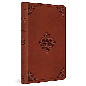 ESV Large Print Value Thinline Bible (TruTone, Tan, Ornament Design)