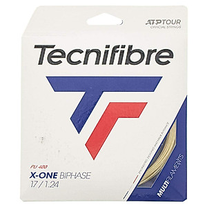 Tecnifibre X-One Biphase (18-1.18mm) String Set (Natural)
