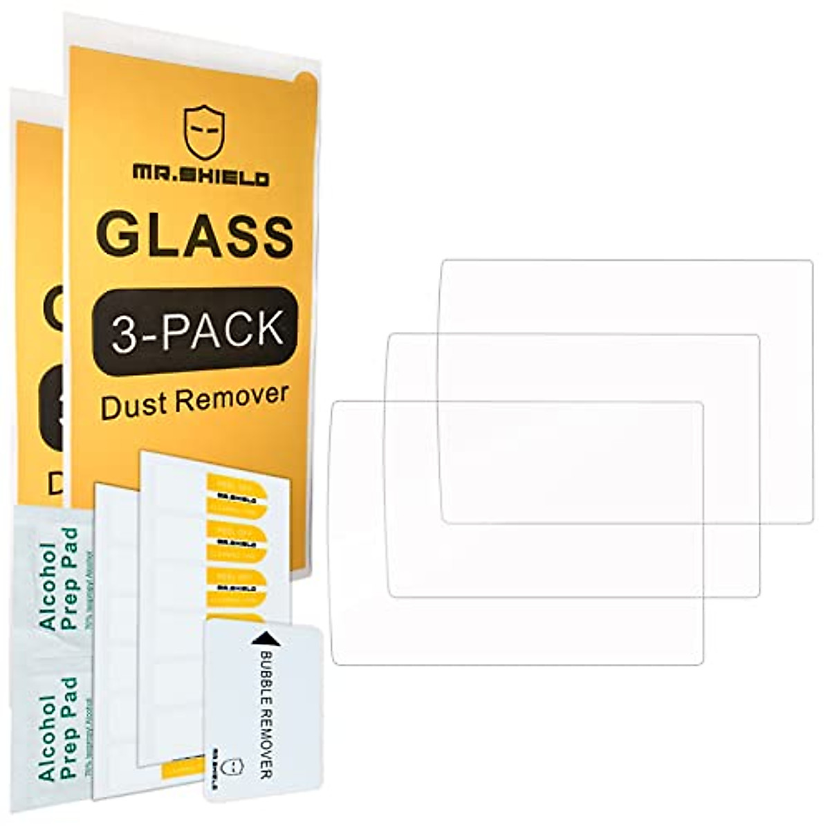 Mr.Shield [3-Pack] Screen Protector For Olympus Tough TG-6 TG-5 TG-4 [TG6 TG5 TG4] [Tempered Glass] [Japan Glass with 9H Hardness] Screen Protector with Lifetime Replacement