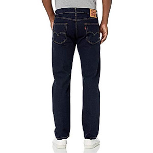 Levi's Men's 505 Regular Fit Jeans (Also Available in Big & Tall), Rinse-Stretch, 33W x 32L