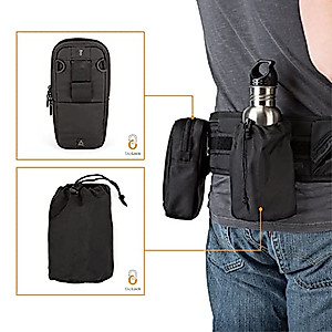 Lowepro ProTactic 450 AW II Black Pro Modular Backpack with All Weather Cover, Camera Bag for Professional Use, for Laptop Up to 15", Backpack for Professional Cameras and Drones, LP37177-GRL, Black