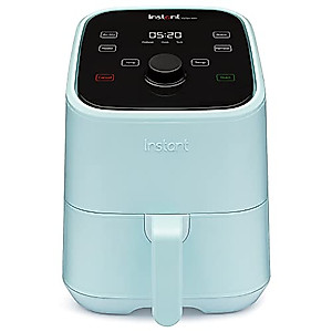 Instant 4-in-1, 2-QT Mini Air Fryer Oven Combo, From the Makers of Instant with Customizable Smart Cooking Programs, Nonstick and Dishwasher-Safe Basket, App with over 100 Recipes, Aqua