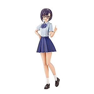Kotobukiya Sousai Shojo Teien: Koyomi Takanashi (Ryobu High School Summer Clothes) Dreaming Style True Sapphire Plastic Model Kit, Multicolor, (JK026)