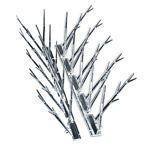 Bird-X, SP-10-NR Plastic Polycarbonate Bird Spikes Kit with Adhesive Glue, Covers 10 feet