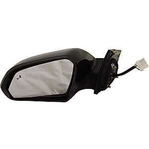 Kool Vue Driver & Passenger Side Power Non-Heated Mirrors for Hyundai Sonata 2018-2019 With Blind Spot Monitor; Without Memory Paintable