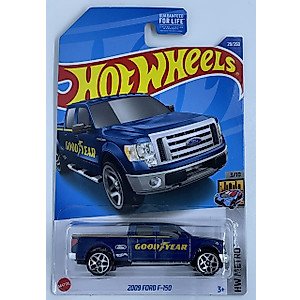 Hot Wheels 2022-2009 Ford F-150 - Goodyear - Blue - HW Metro 3/10 - Mint/NrMint - Ships Bubble Wrapped in a Box