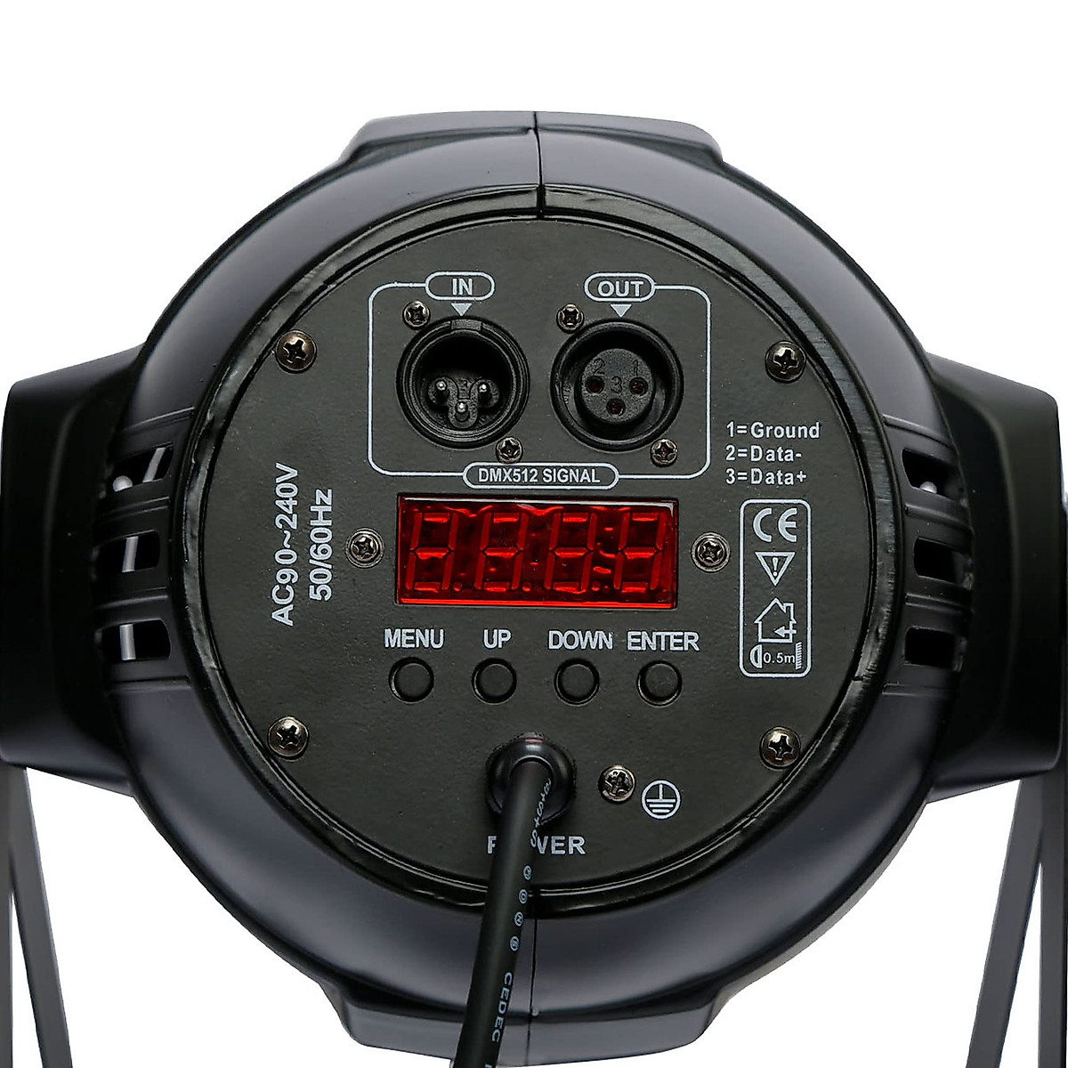 TCFUNDY 100W COB Par Lights LED Blinder Stage Audience Light Spotlight DMX DJ Light Strobe Lighting, Warm White & Cool White for Wedding Party Stage Effect, 4 Pack