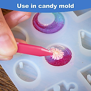 18Pcs Liquid Dropper, Silicone Candy Dropper 5Ml Droppers for Candy Molds, Clear Silicone Eye Dropper Pipettes for Kids, Gelatin Maker & Halloween Christmas Crafts Projects