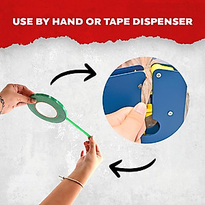 MAT Food Saver UPVC Tape Clear - 1/2 x 180 yds. Poly Bag Sealing Tape for Wrapping, Packaging, and Airtight Food Storage