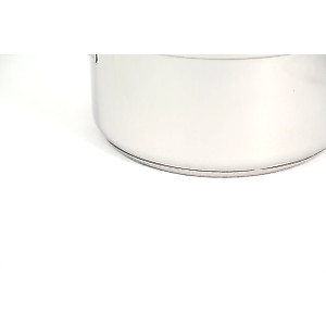 ExcelSteel - 548 ExcelSteel Stockpot with Encapsulated Base, 8 quarts, Silver