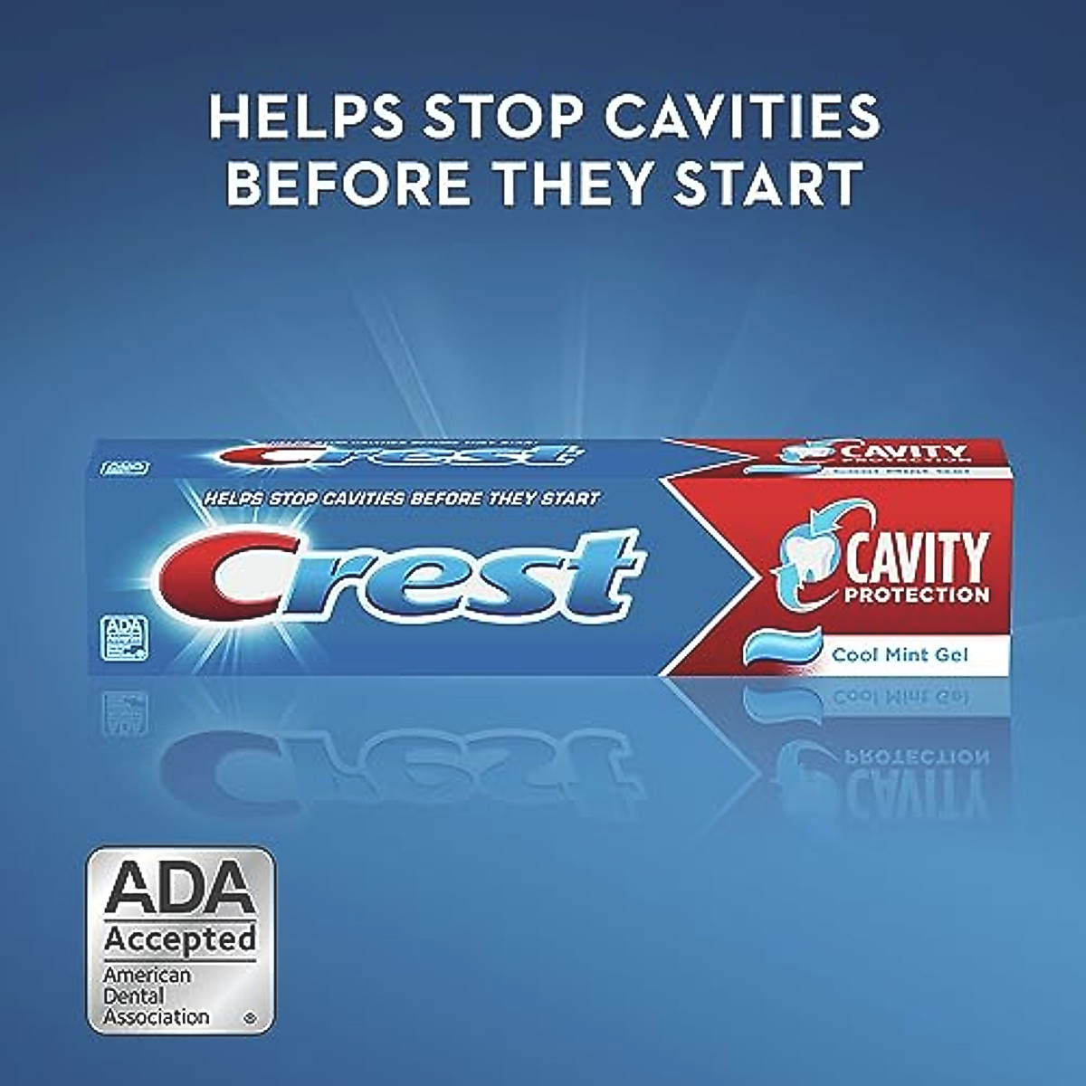 Crest Cavity Protection Cool Mint Flavor Liquid Gel Toothpaste 8.2 Oz (Pack of 6)