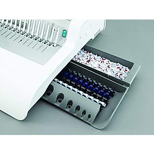 FELLOWES 5006801 Pulsar+ Manual Comb Binding Machine with Binding Starter Kit