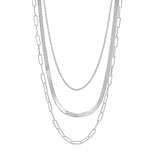 Silpada 'Power of Three' Sterling Silver Chain Necklace, 18" + 2"