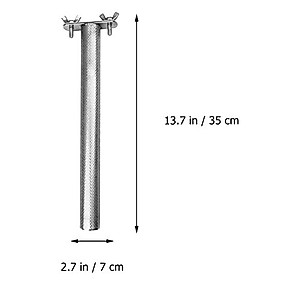 PATKAW Bird Toys Bird Toys Parakeet Toys of 2 Parrot Perch- Bird Perches Bird Perches for Cage Bird Perches for Parrots Stainless Steel Perch Bird Toys Parakeet Toys Parakeet Toys
